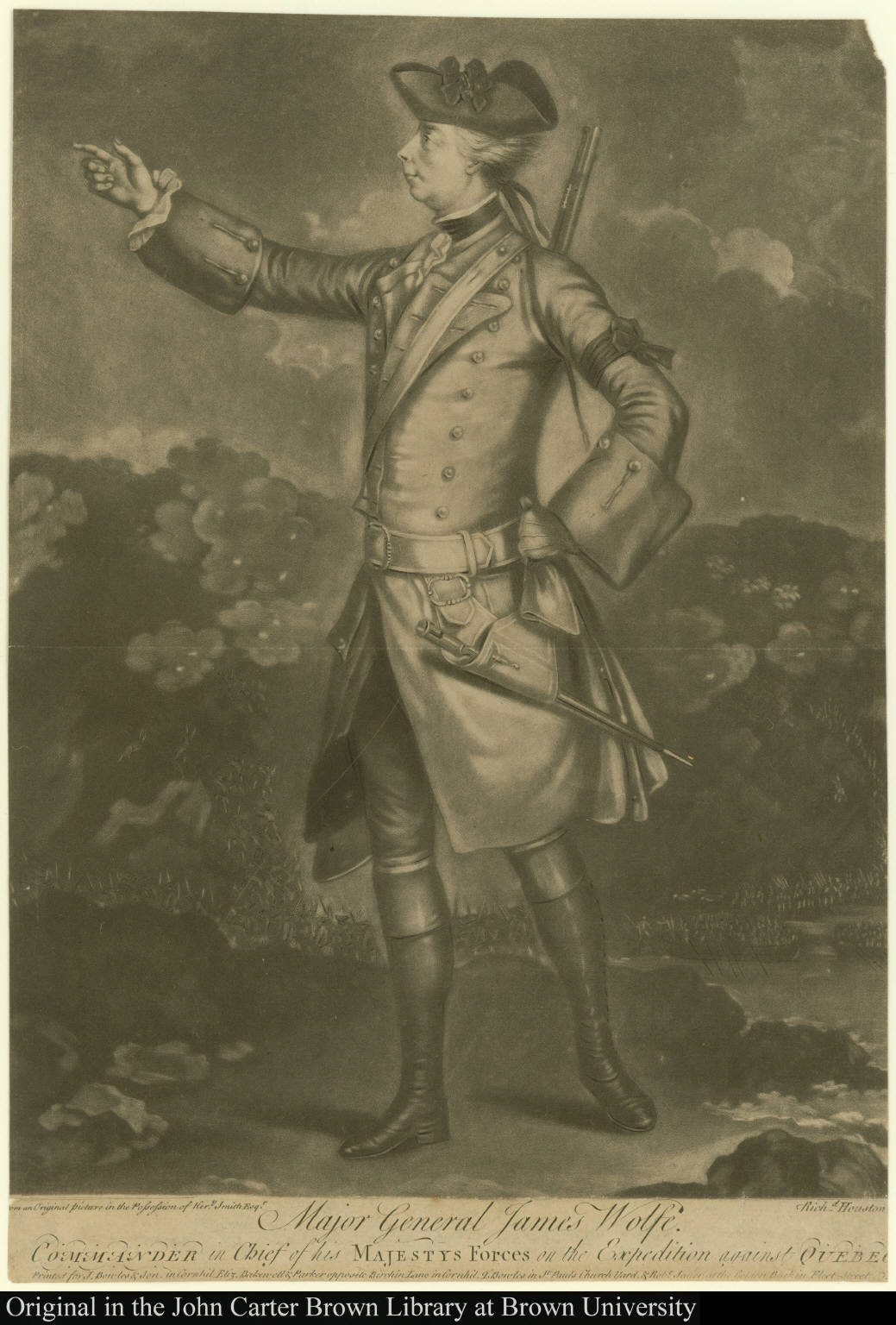 Major General James Wolfe. Commander in Chief of his Majestys Forces on ...