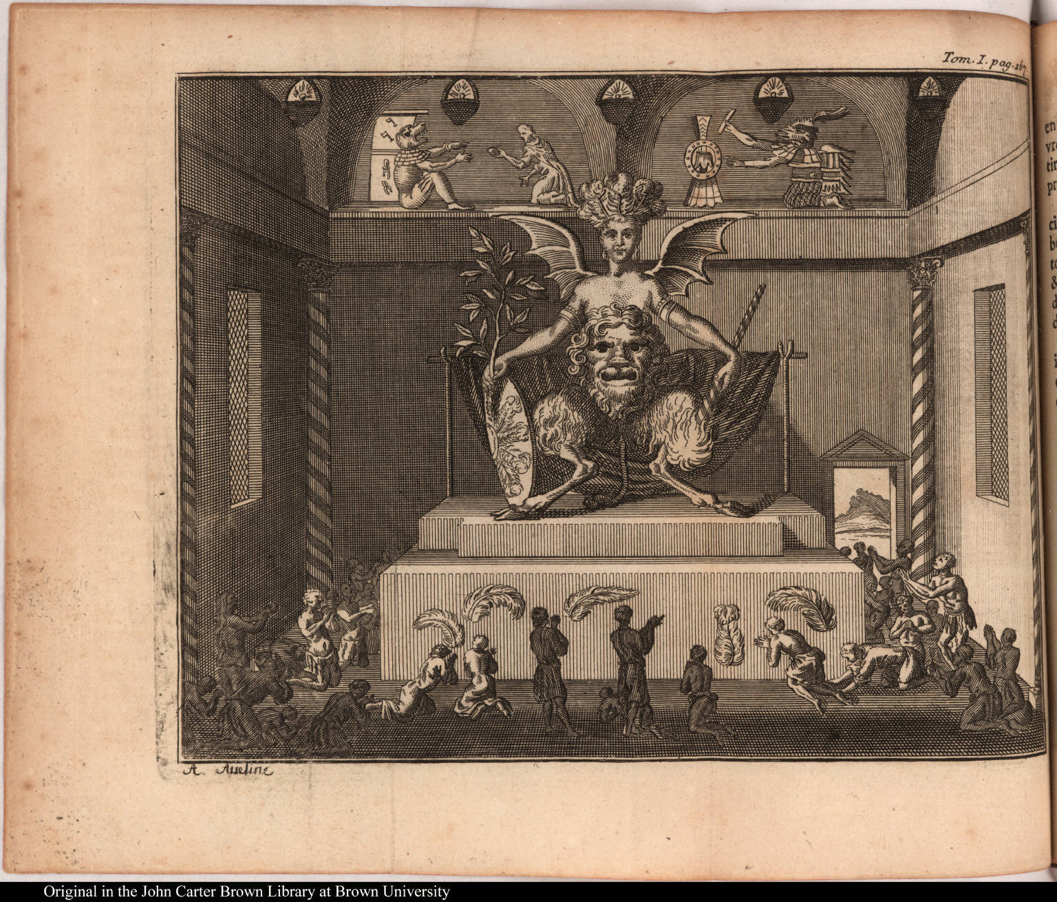 [Interior of an Aztec temple] - JCB Archive of Early American Images
