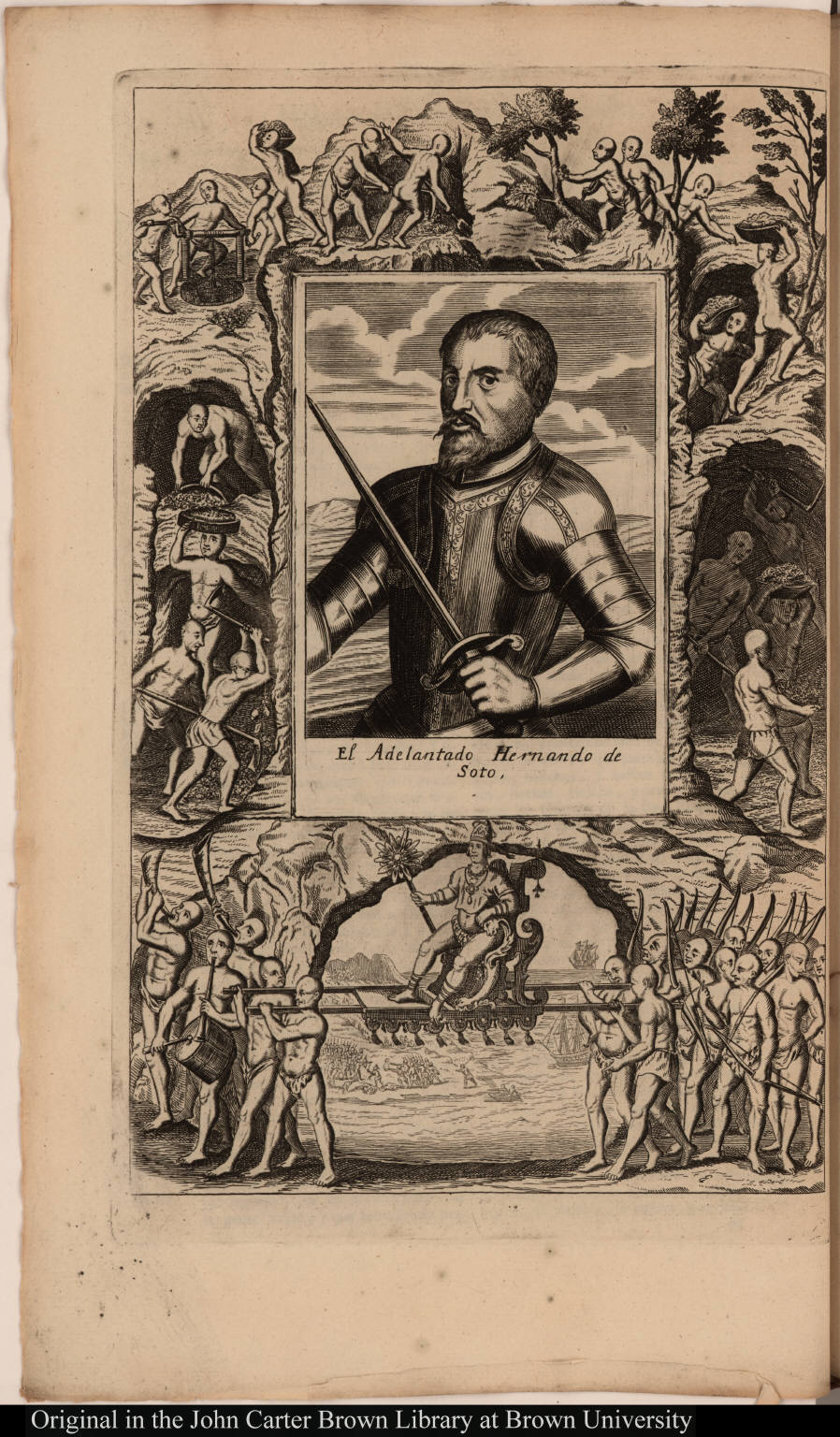 El Adelantado Hernando de Soto. - JCB Archive of Early American Images