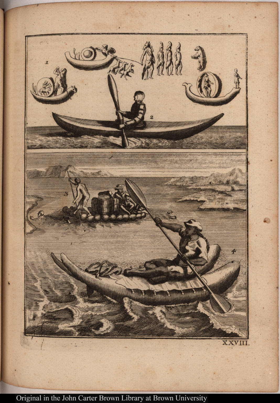 [Native American boats] - JCB Archive of Early American Images