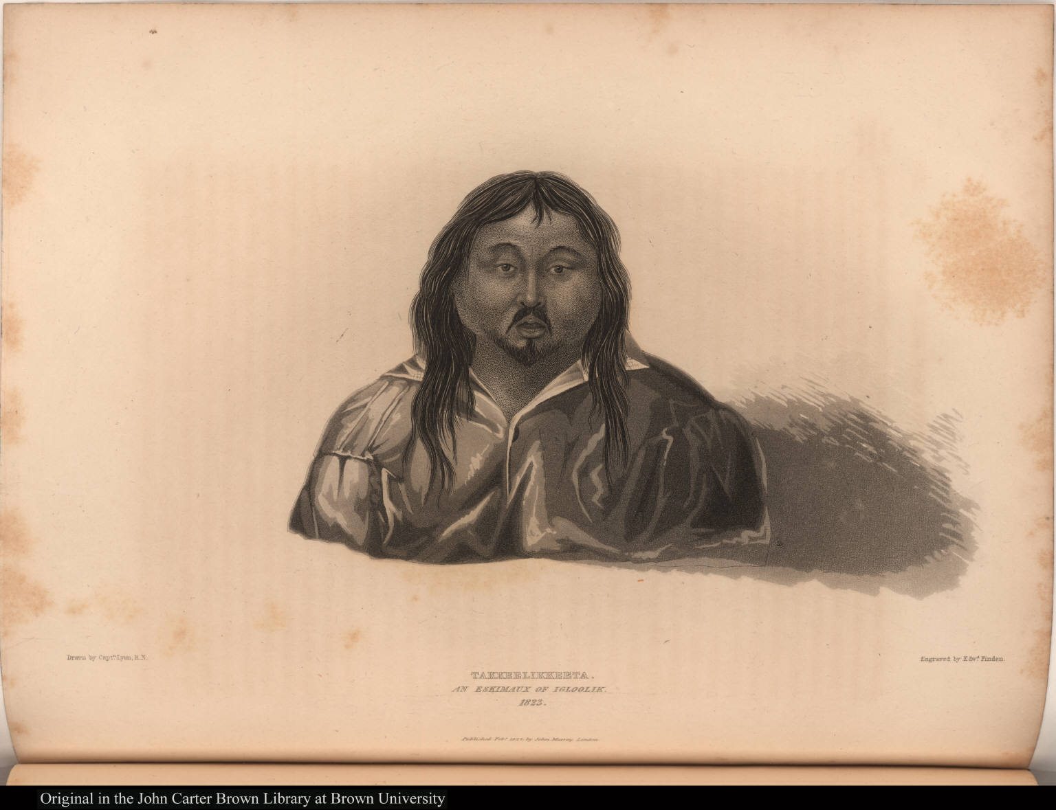 Takkeelikkeeta. An Eskimaux of Igloolik. 1823. - JCB Archive of Early ...