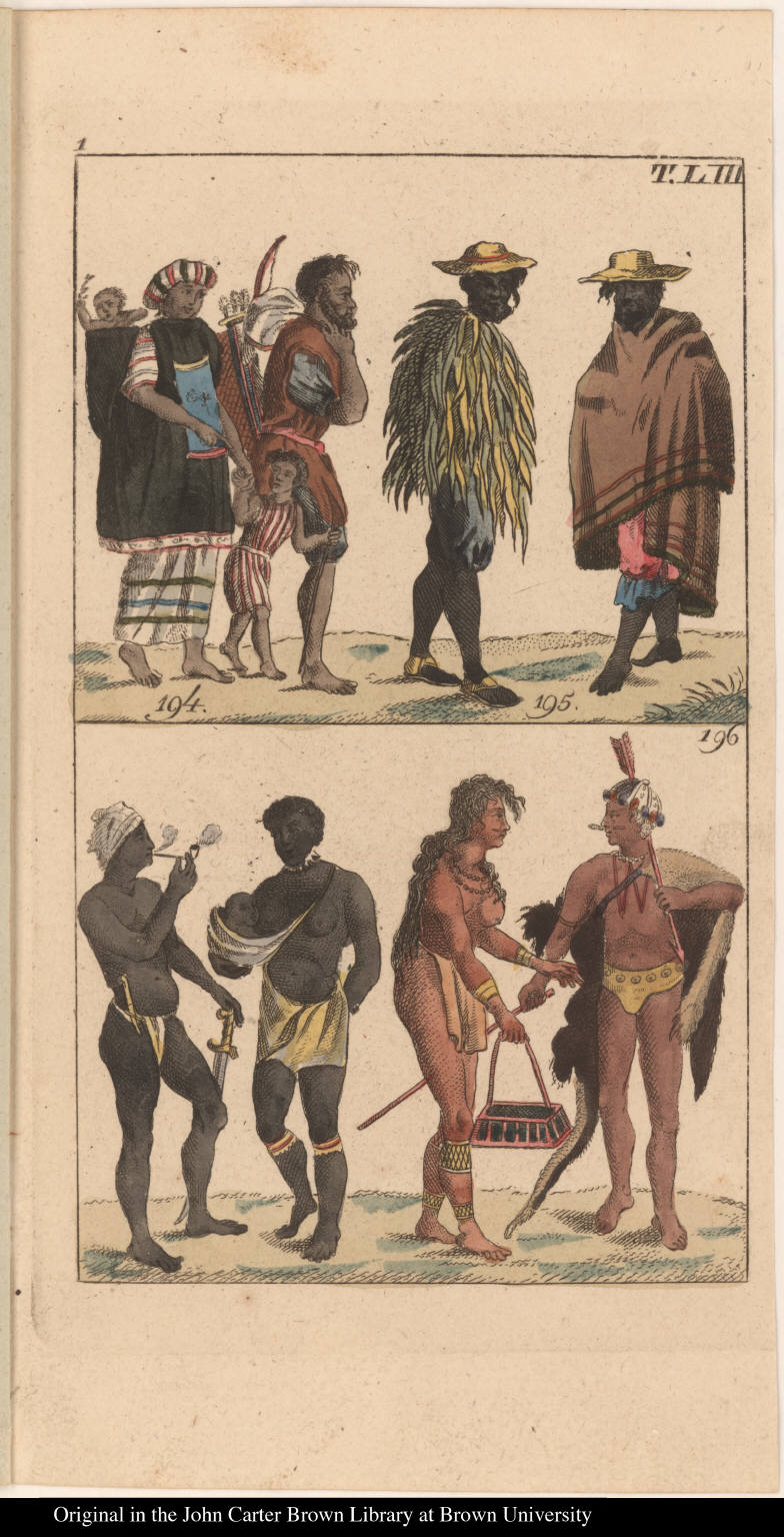 [Figs. 194 & 195. Mexican Indians. Fig. 196 Carib Indians. ] - JCB ...