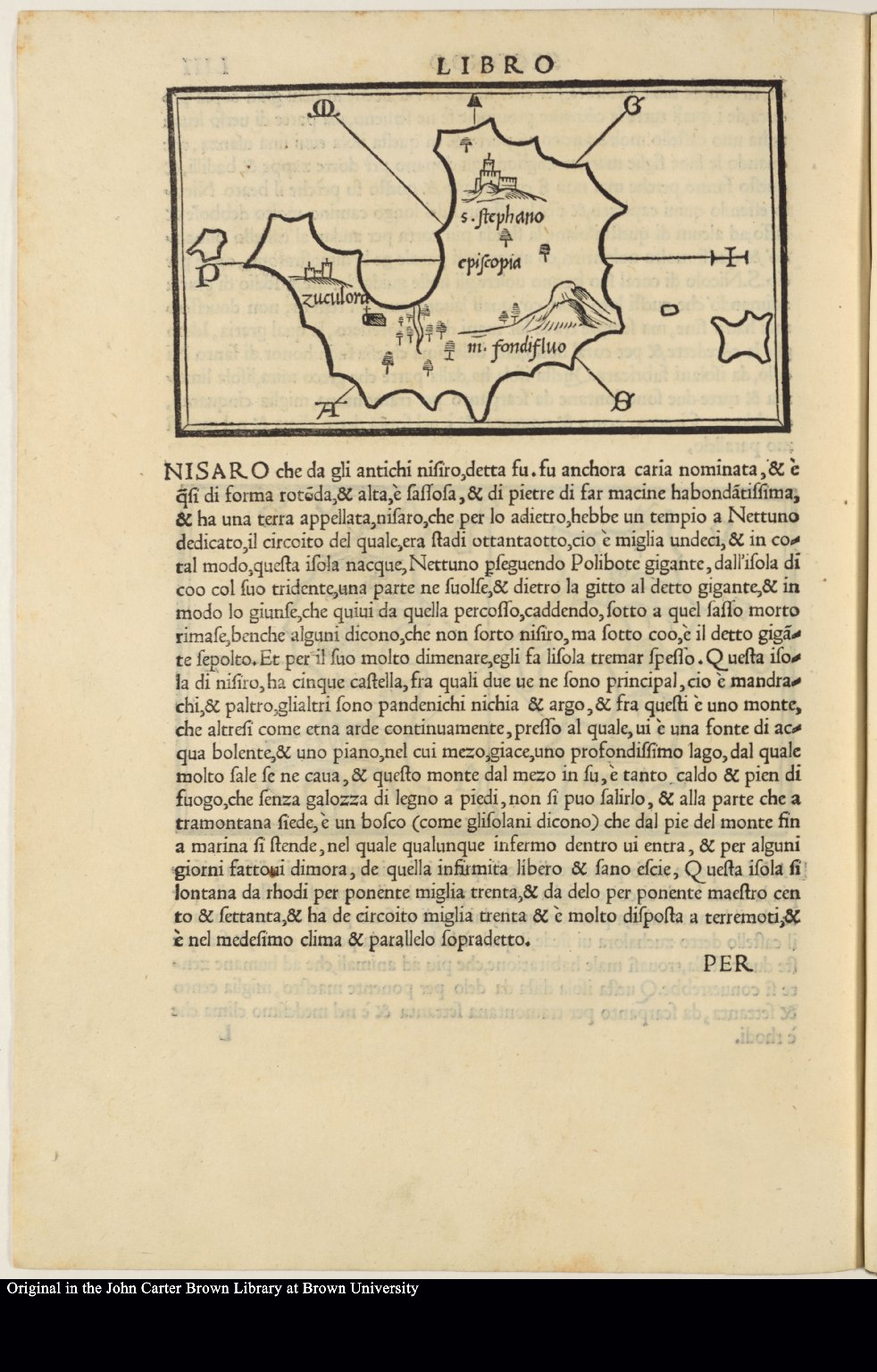 [Map of the island of Tilos] - JCB Map Collection