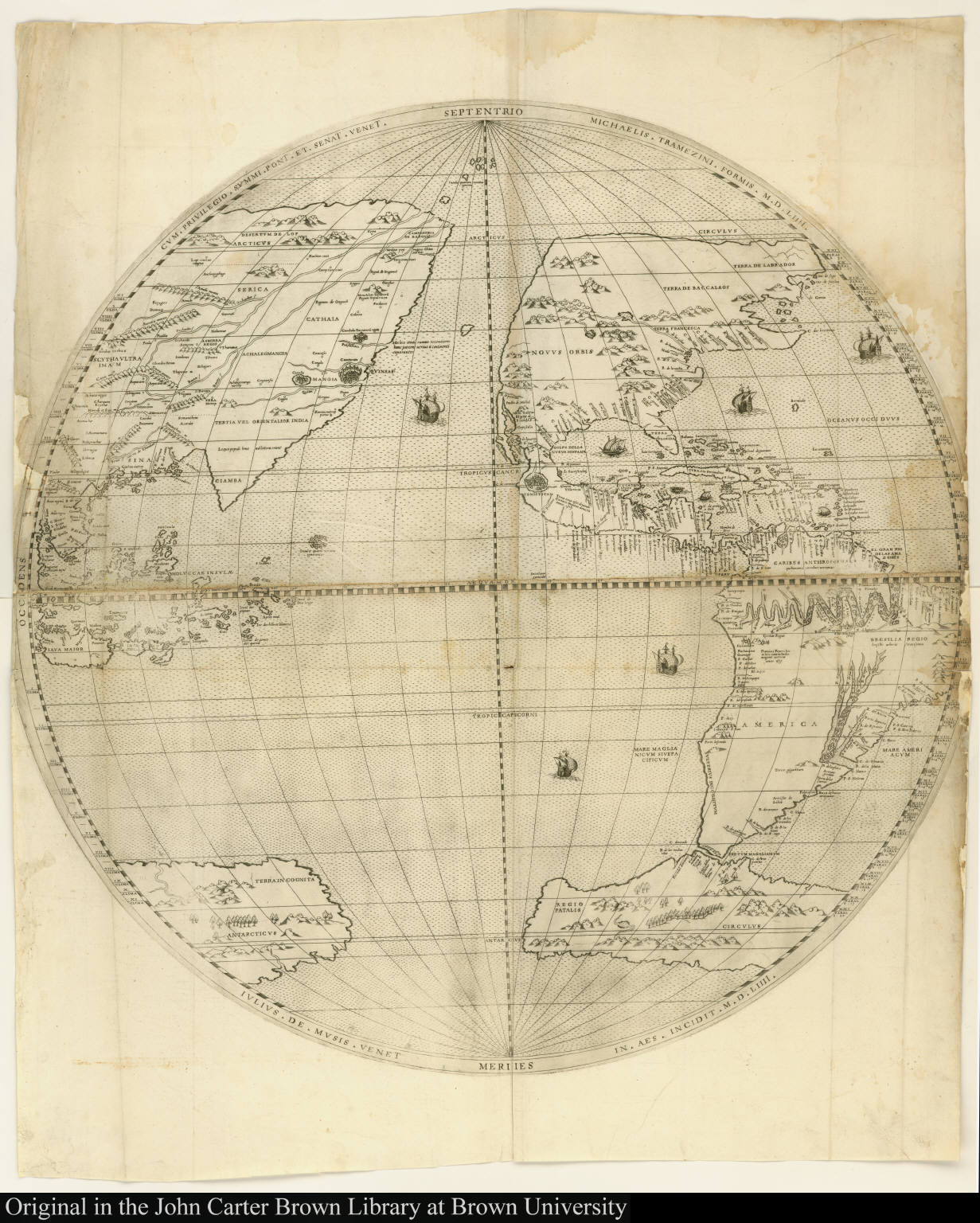 [Map of the world in hemispheres] - JCB Map Collection