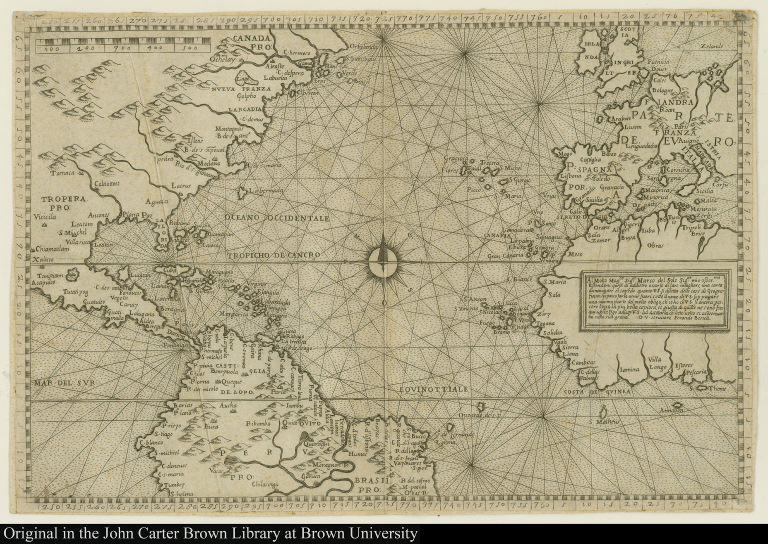 [Chart of the Atlantic Ocean] - JCB Map Collection